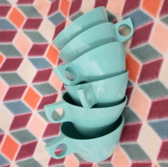 Texas-ware | Kitchen | New 6 Vintage Texasware Set Of Melamineturquoise ...